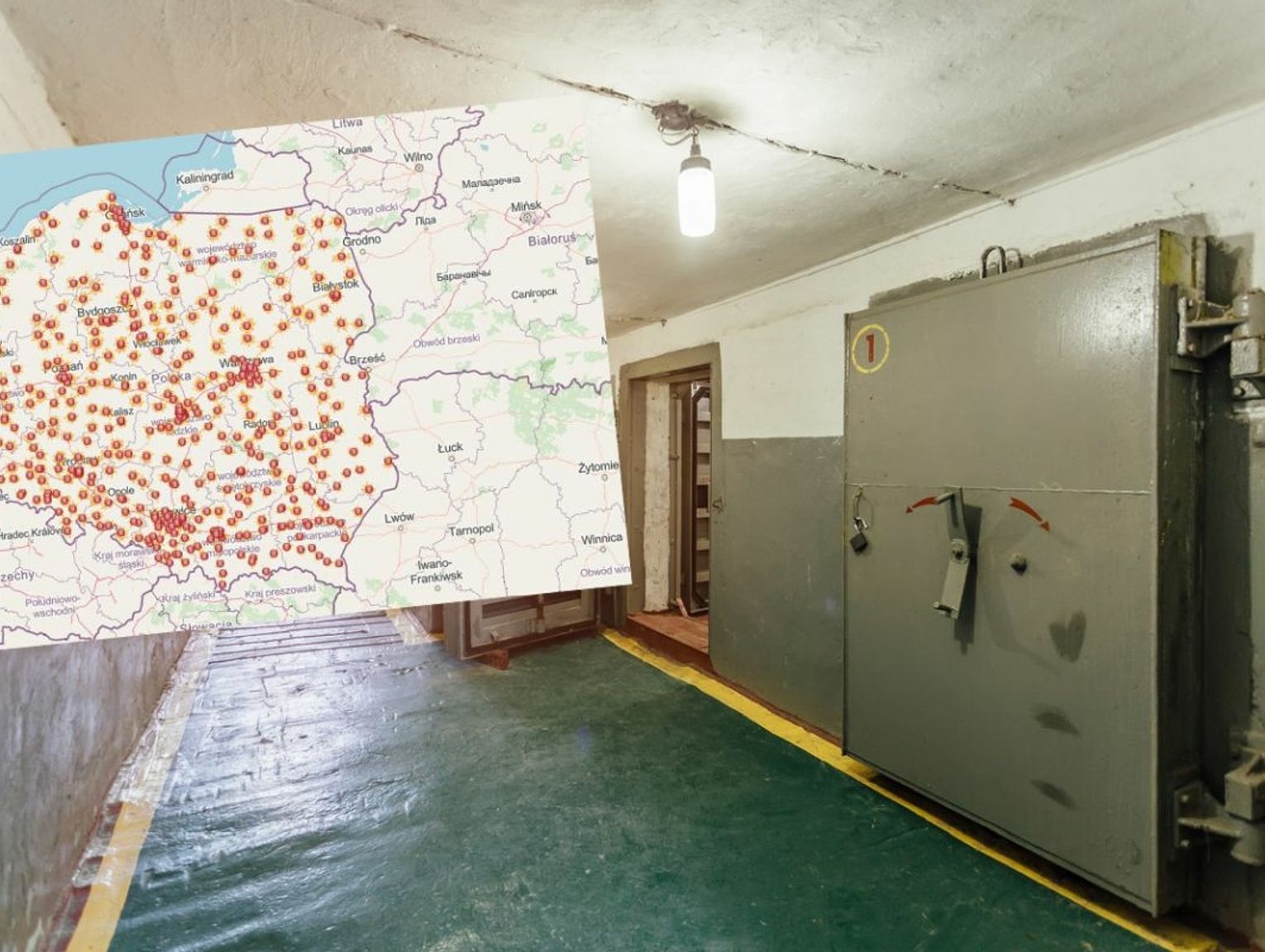 Straż pożarna pochwaliła się mapą schronów. Chyba nie wszystko tam gra Straż pożarna pochwaliła się mapą schronów. Chyba nie wszystko tam gra